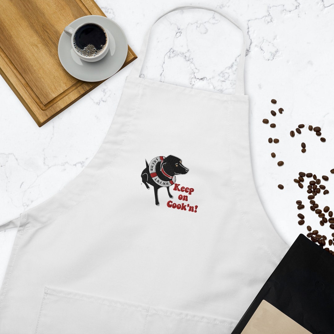 Dock Dog's "keep on Cook'n" Apron - Embroidered - Etsy