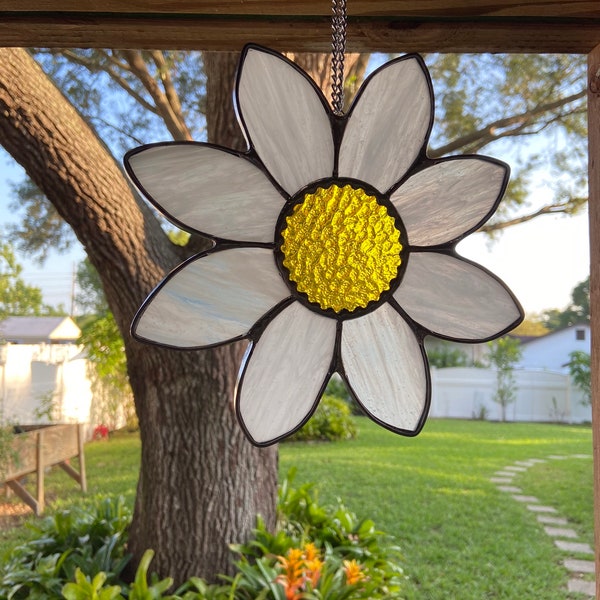 Stained Glass Daisy - Etsy