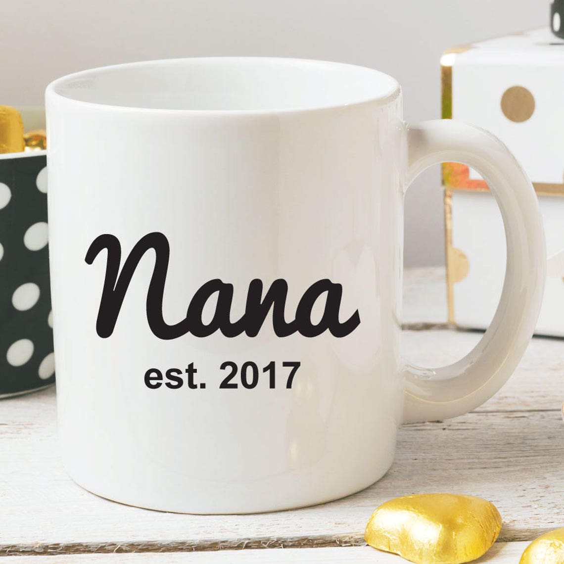 Personalized Nana Coffee Mug Birthday T Grandmas Etsy