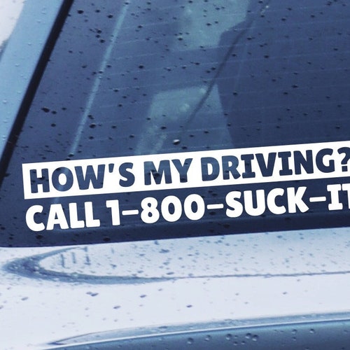 Funny Car Decal Hilarious Decals Waterproof Decal for Car - Etsy