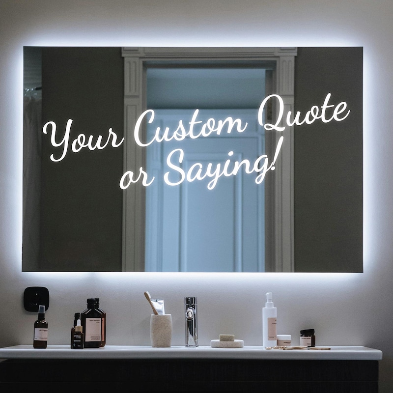 Quote for Mirror - Etsy