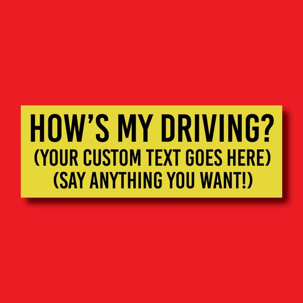 Bumper Sticker Unhinged - Etsy