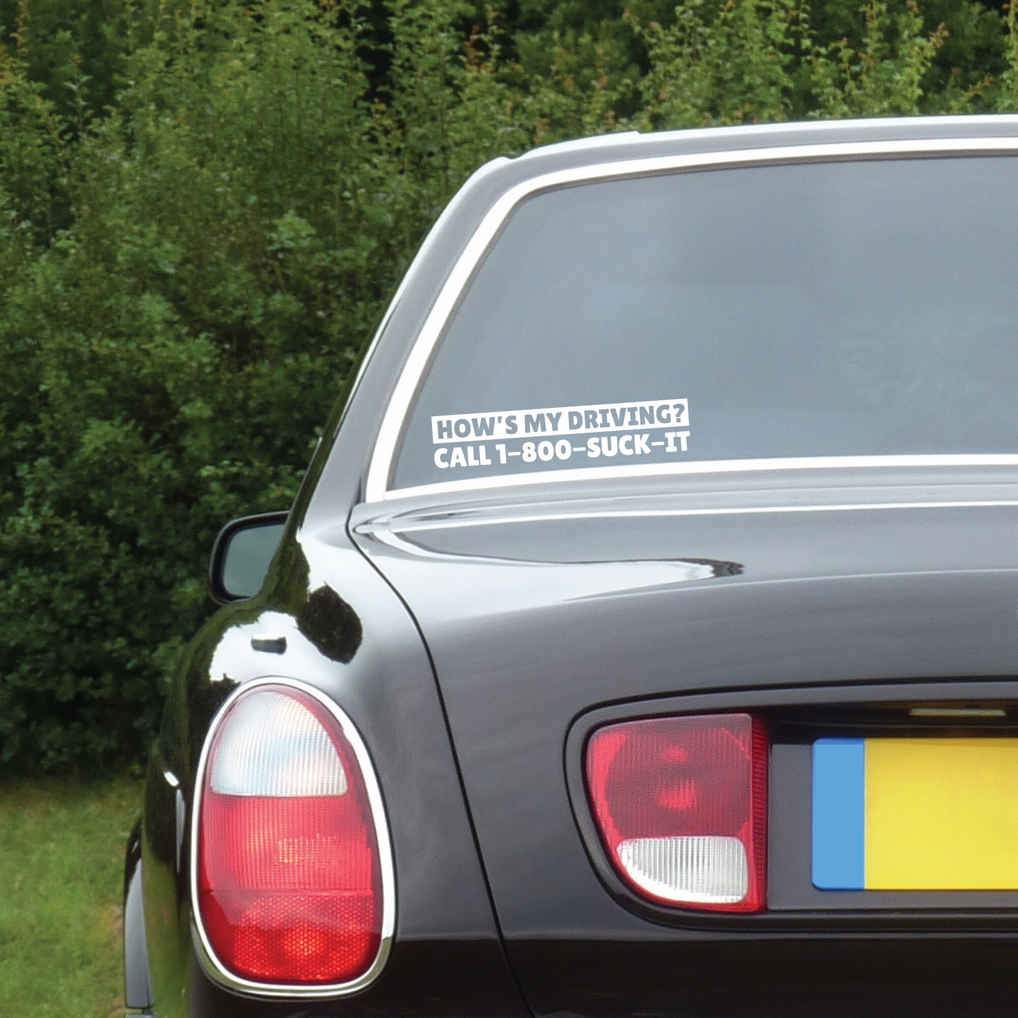 Funny Car Decal Hilarious Decals Waterproof Decal for Car - Etsy