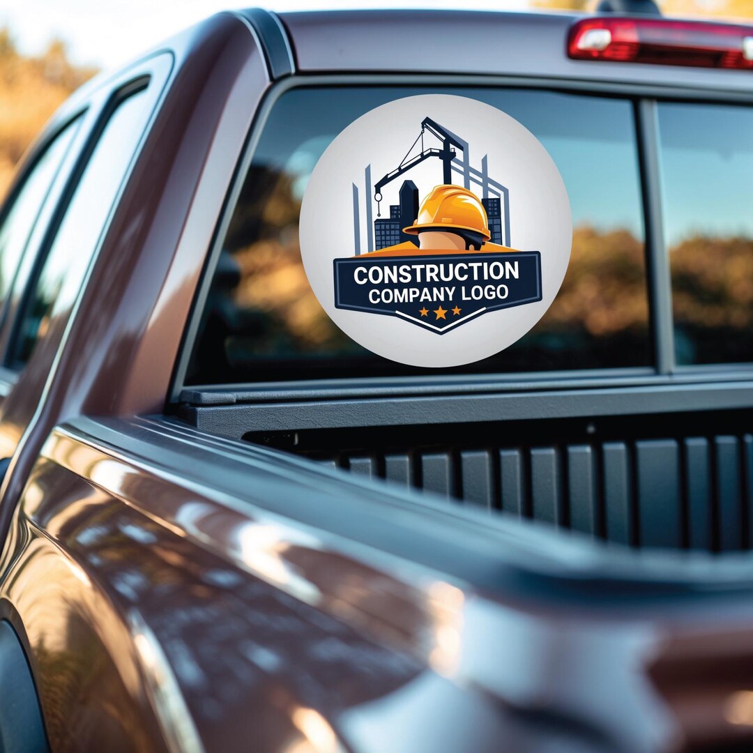 Custom Logo Decal From File or Photos - Full Color Printed Logo Sticker ...