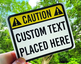Caution: Cursed Technology Inside Parody Warning Label Sticker - Etsy