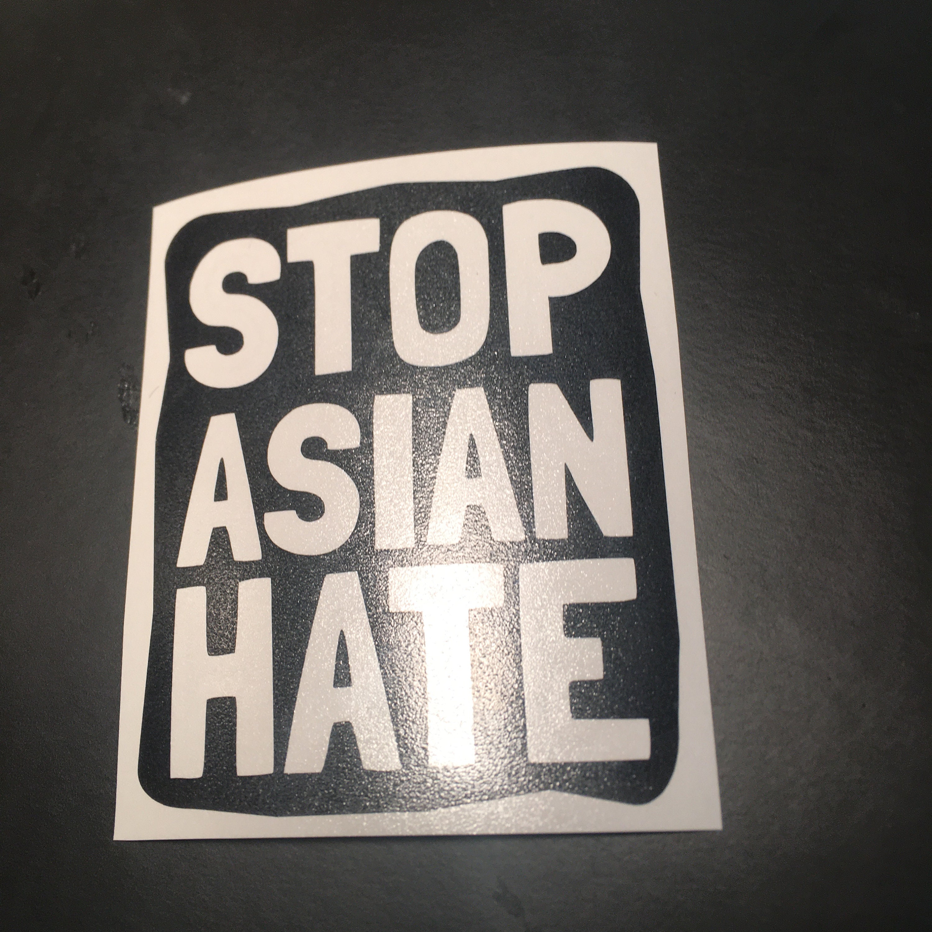 Stop Asian Hate Sticker Decal Stop Asian Hate Decal Sticker - Etsy