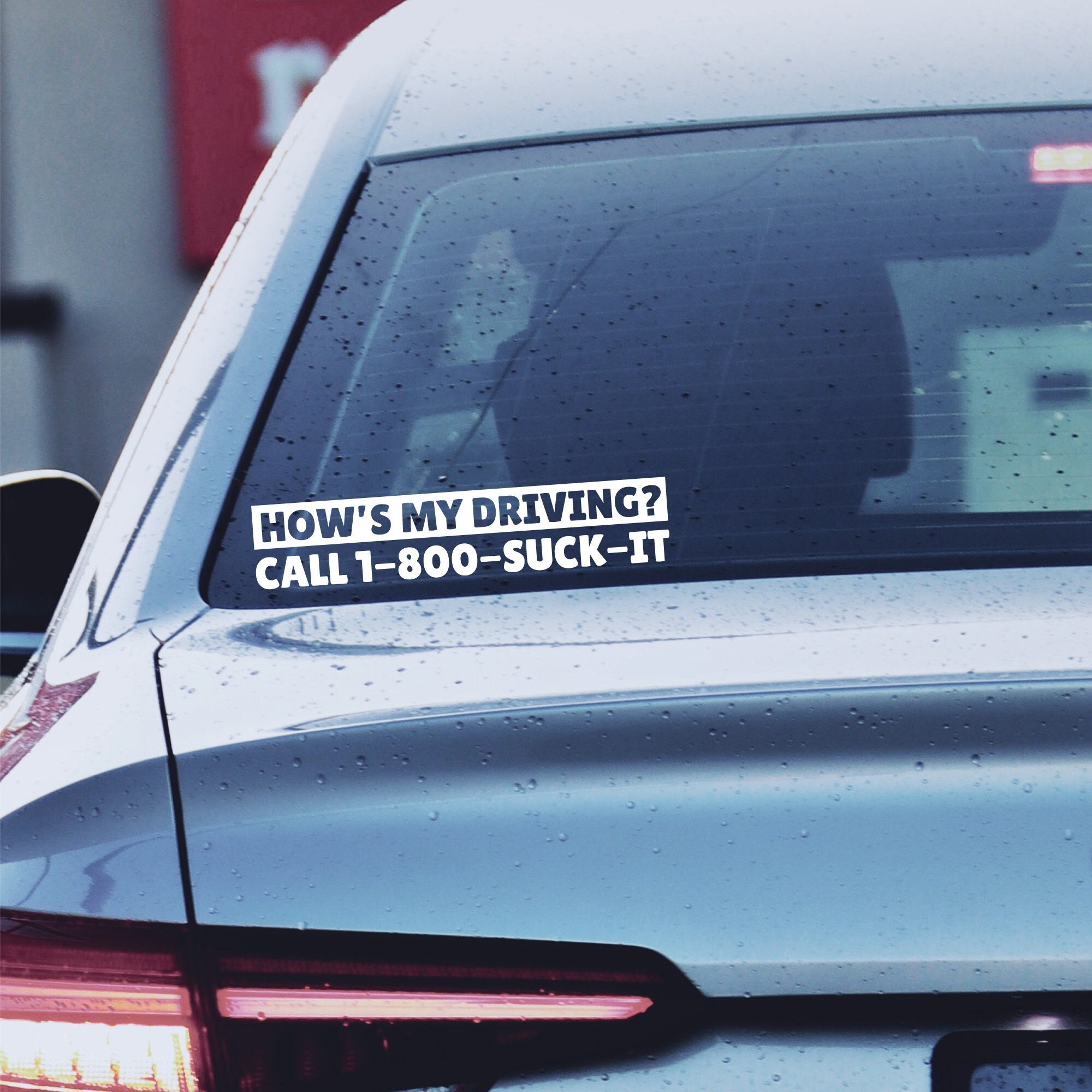 Funny Car Decal Hilarious Decals Waterproof Decal for Car - Etsy