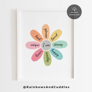 Printable Affirmation Poster for Kids Affirmation Posters - Etsy