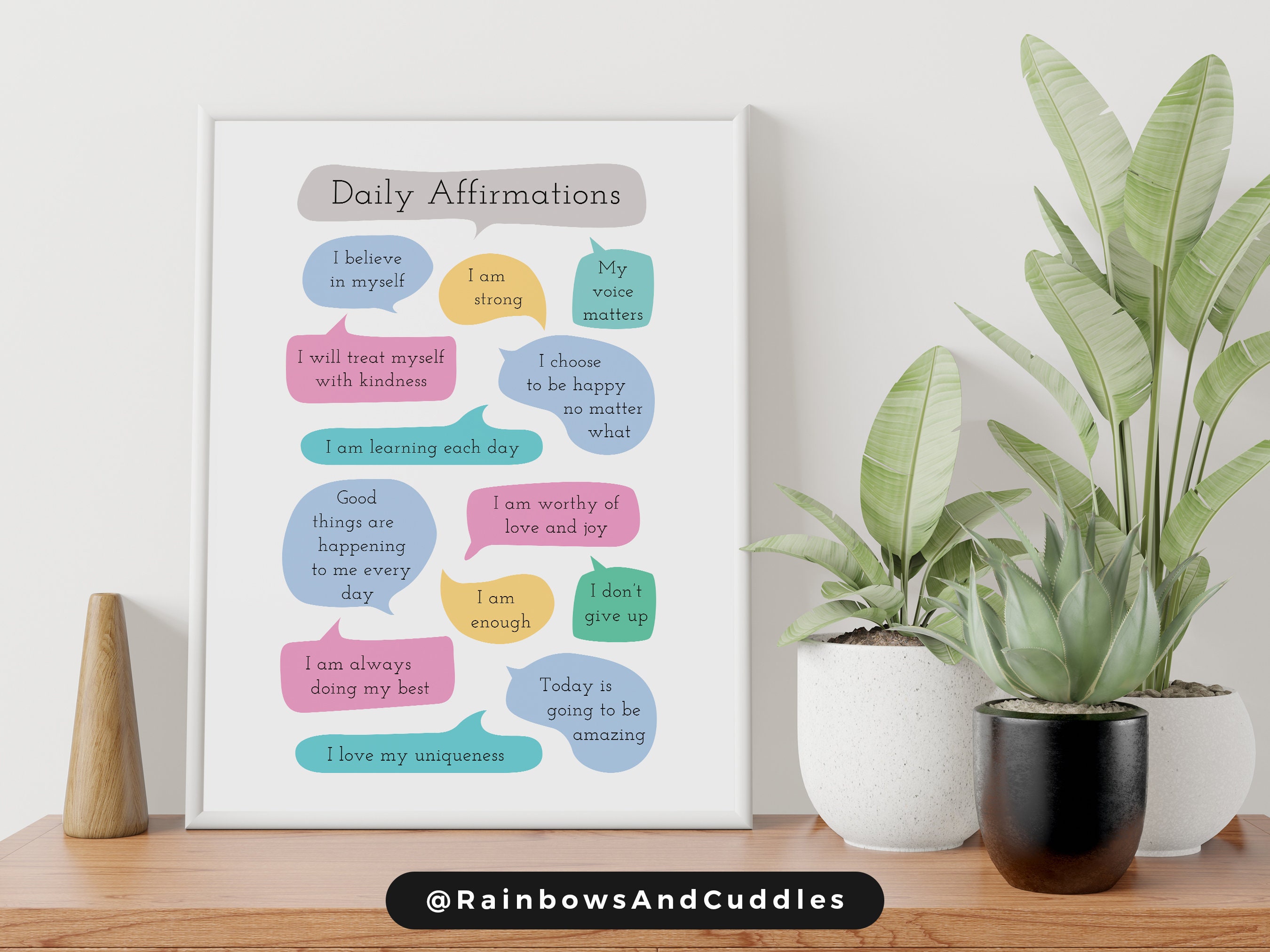 Printable Affirmation Poster for Kids Affirmation Posters - Etsy
