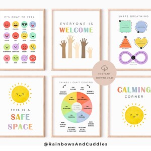 40 Calm Corner Printable Bundle Calming Corner Posters Peace Corner ...