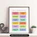 Calming Corner Printable, Daily Reminder Poster, Note to Self Chart ...