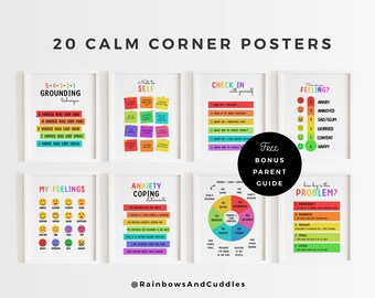 Calm Corner Printables - Etsy