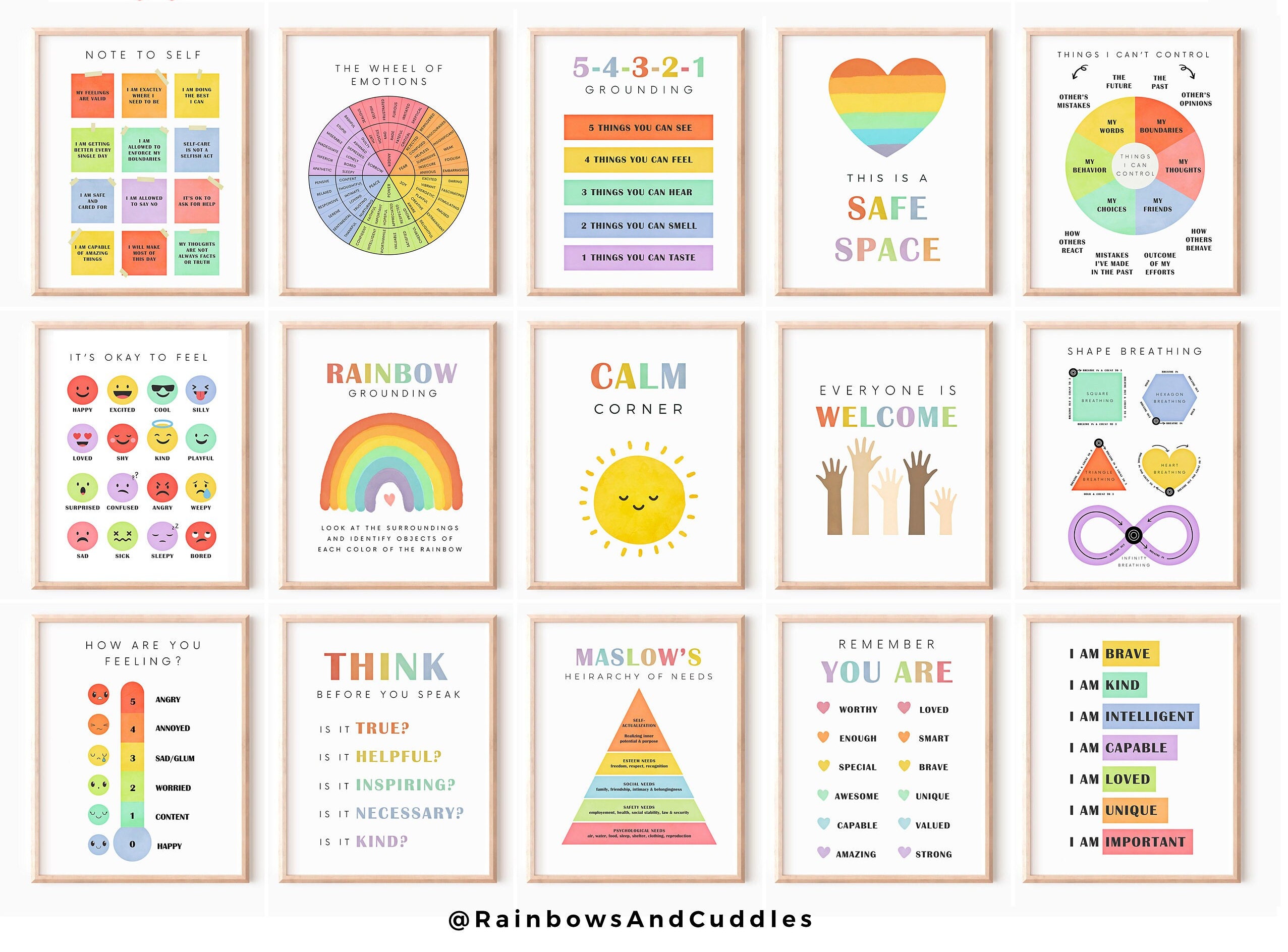32 School Counseling Posters Counselor Office Decor - Etsy