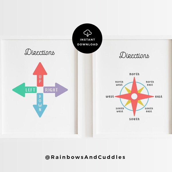 Cardinal Direction - Etsy