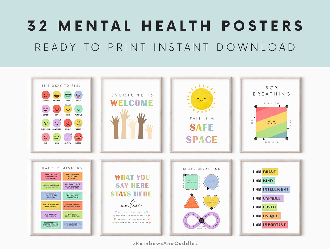 32 School Counseling Posters Counselor Office Decor - Etsy