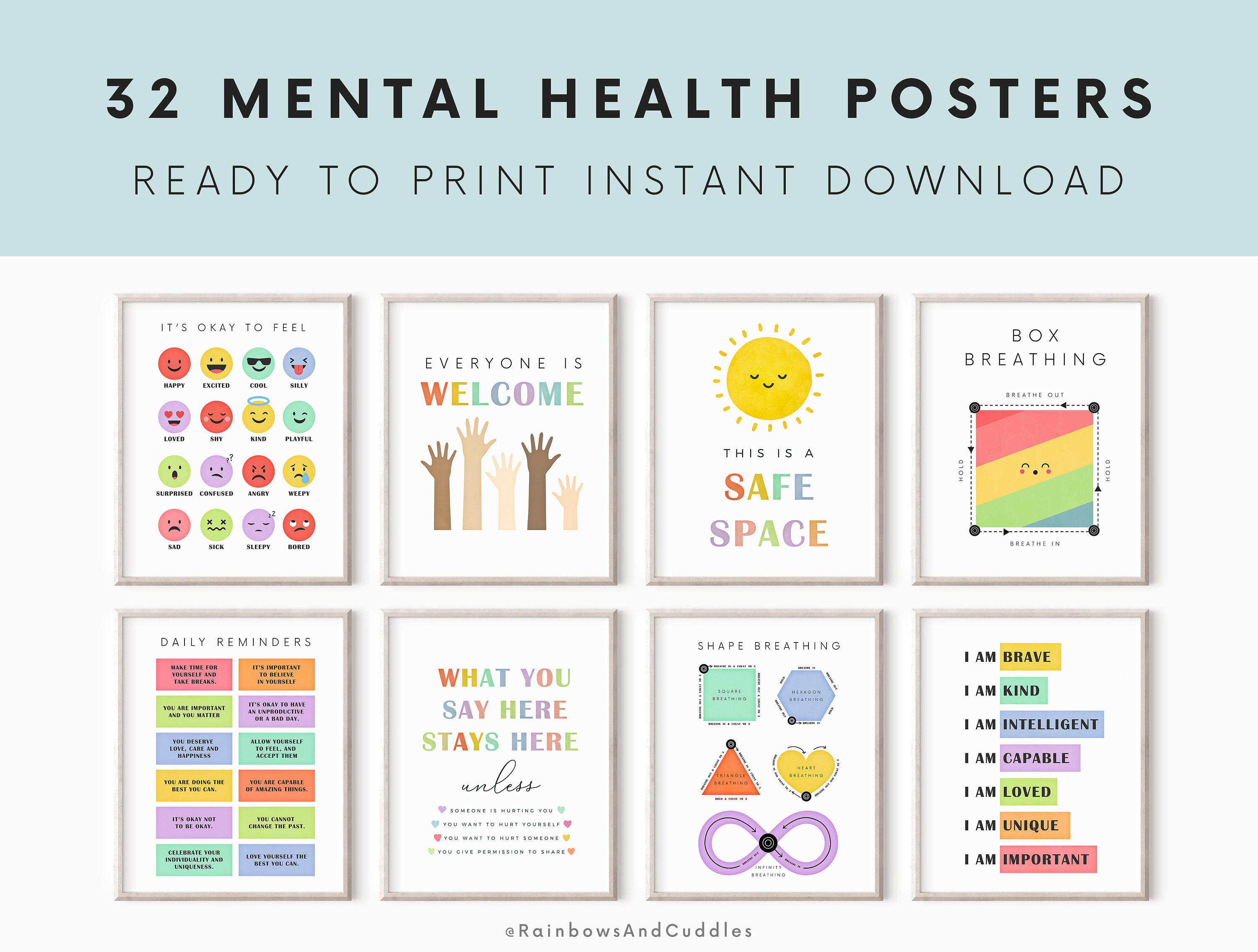 32 School Counseling Posters Counselor Office Decor - Etsy