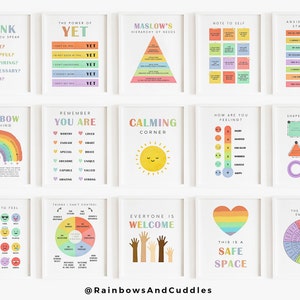 21 Calm Corner Printable Bundle Calming Corner Posters Peace Corner ...