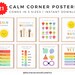 21 Calm Corner Printable Bundle Calming Corner Posters Peace Corner ...