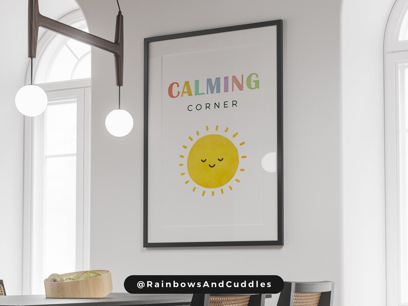 Calming Corner Printable Daily Reminder Poster Note to Self - Etsy