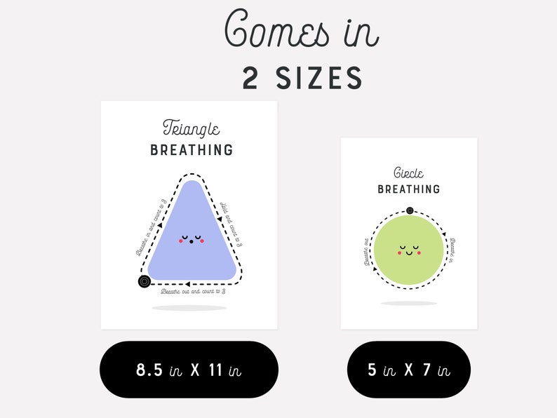 8 Mindfulness Breathing Cards Star Breathing Exercises Mindful Shape ...