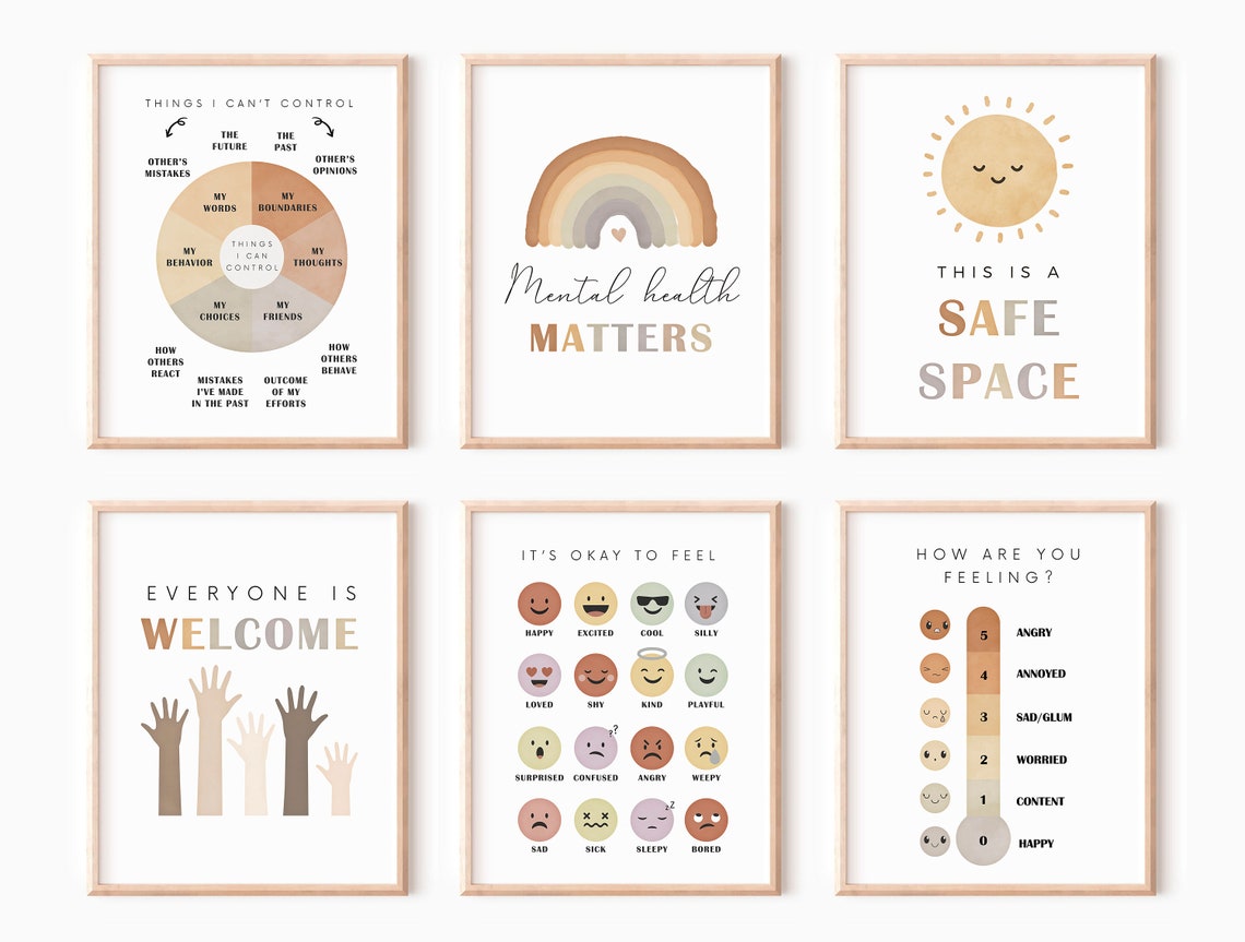 16 Calm Corner Posters Boho Printable Bundle Calm Corner - Etsy