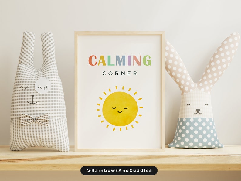 Set of 3 Calming Corner Emotions Chart Printable Feelings - Etsy