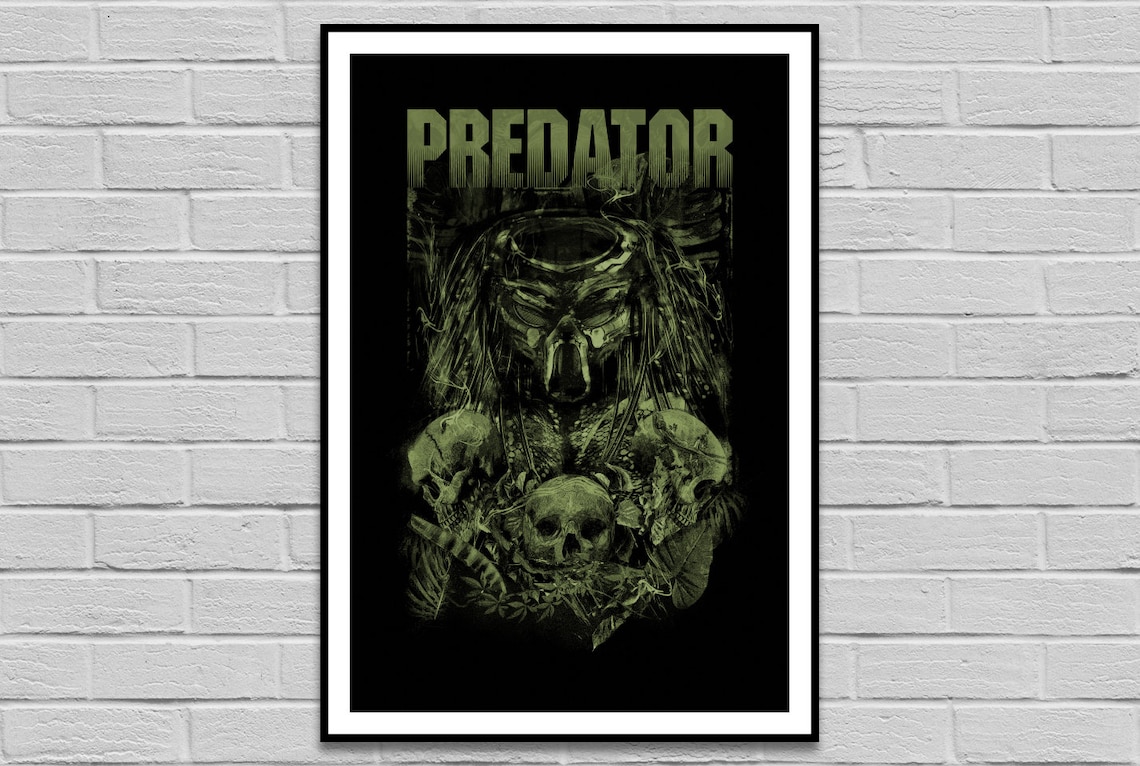 The Predator Movie Poster / Classic Film 80s / Fantastic Action Movie ...