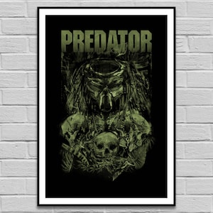 The Predator Movie Poster / Classic Film 80s / Fantastic Action Movie ...