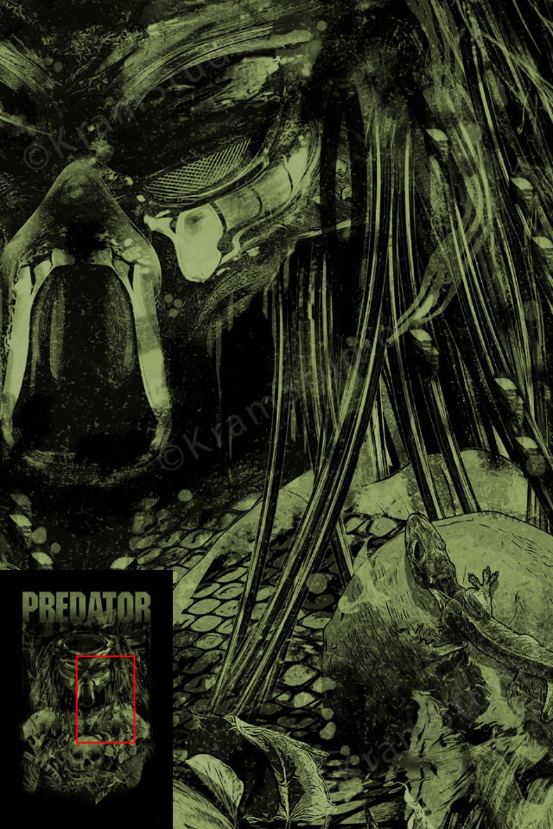 The Predator Movie Poster / Classic Film 80s / Fantastic Action Movie ...