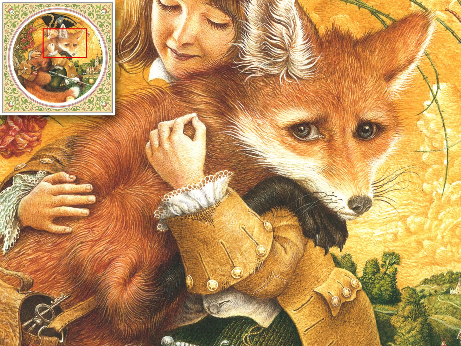The Little Prince / Le Petit Prince / Red Fox / Baby Gift Art for Kids ...