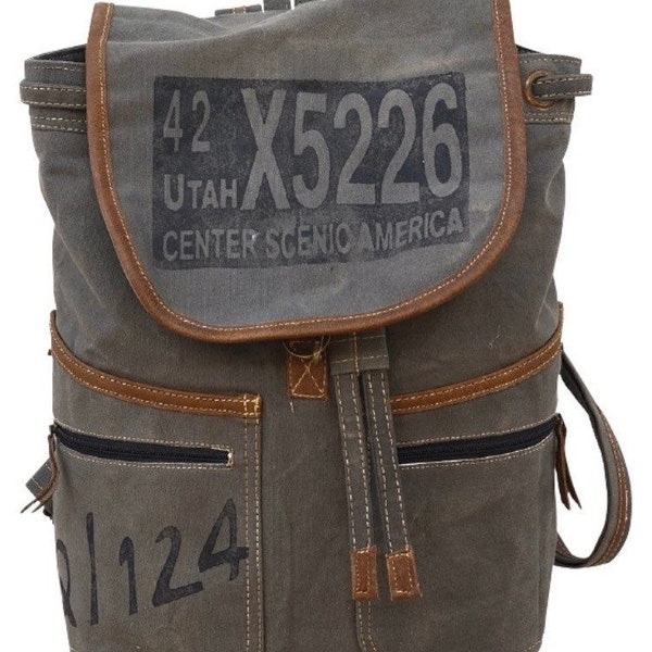 Recycled Backpack - Etsy