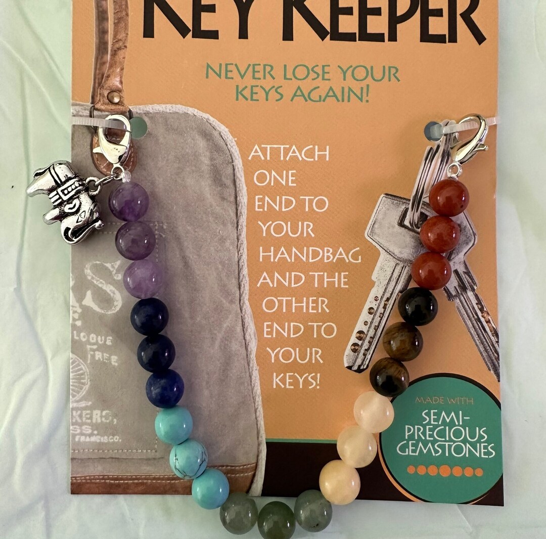 Chakra Inside Bag Key Finder Key Keeper Key Chain Semi Precious ...