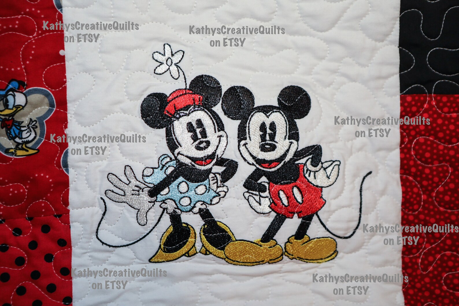 Disney Mickey Mouse Quilt. - Etsy