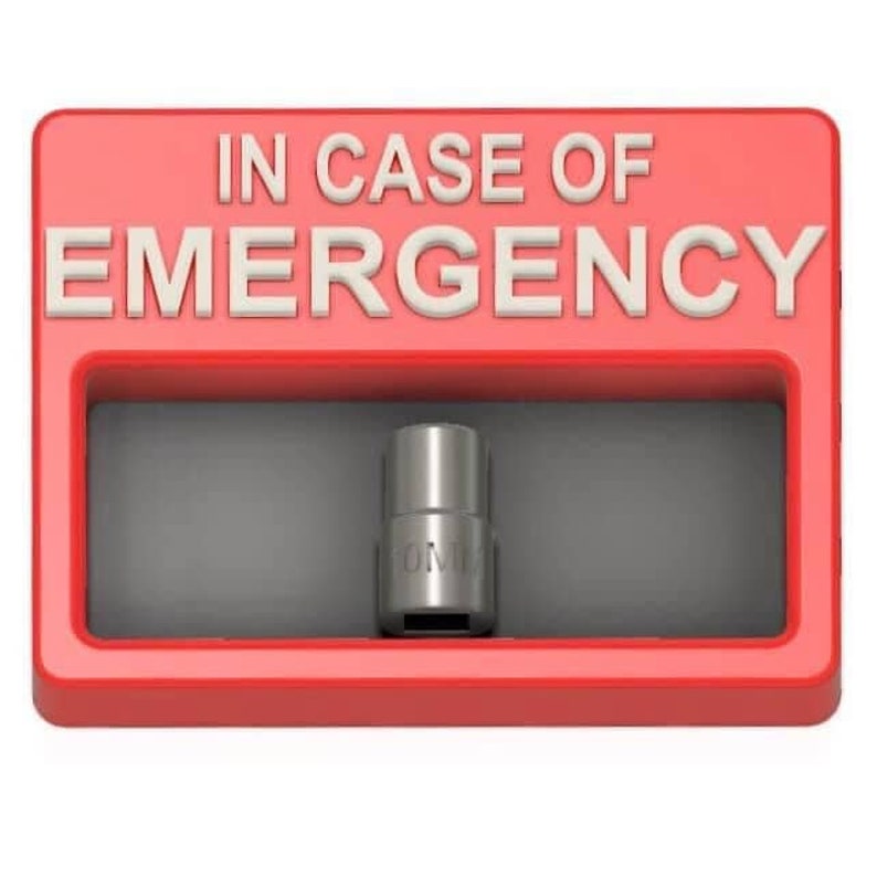 In Case of Emergency 10mm Socket 3D Printable Case - Etsy