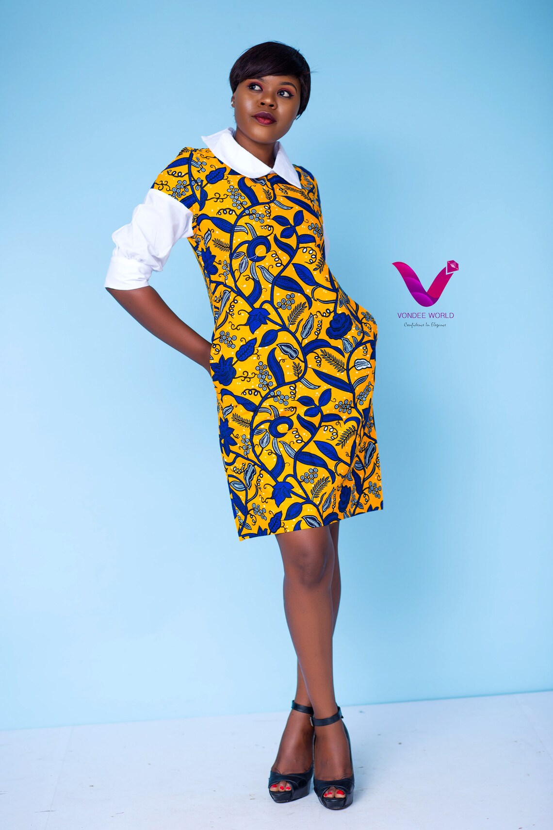 African Mini Dress, Hitarget Dress,ankara Dress for Women,african Dress ...