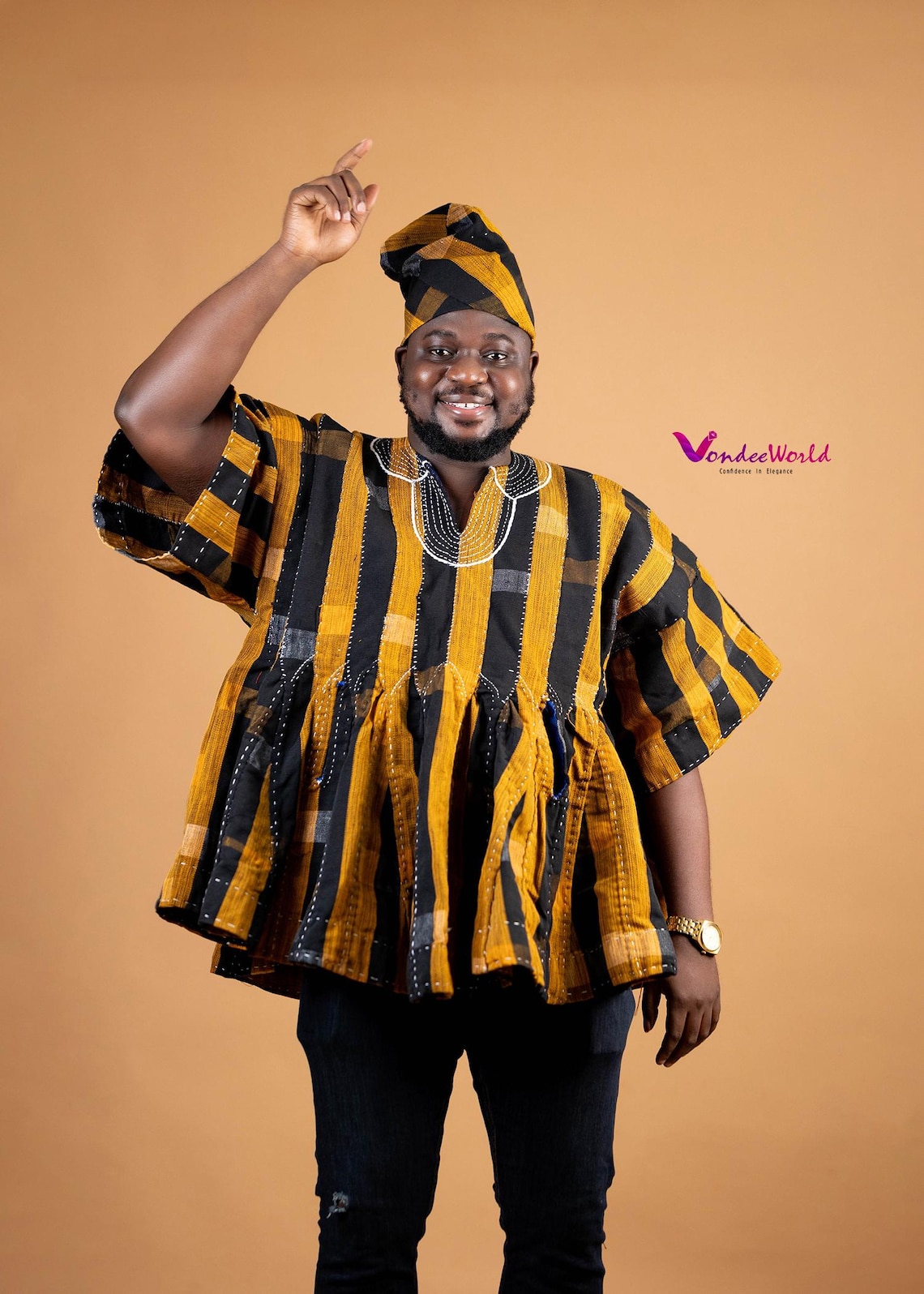 Yumzaa Northern Kente Batakari |african Men’s Fugu Batakari Jacket ...