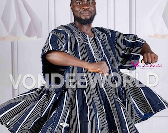 Saha - Authentic Northern Fugu Smock |african Men’s Fugu Batakari ...