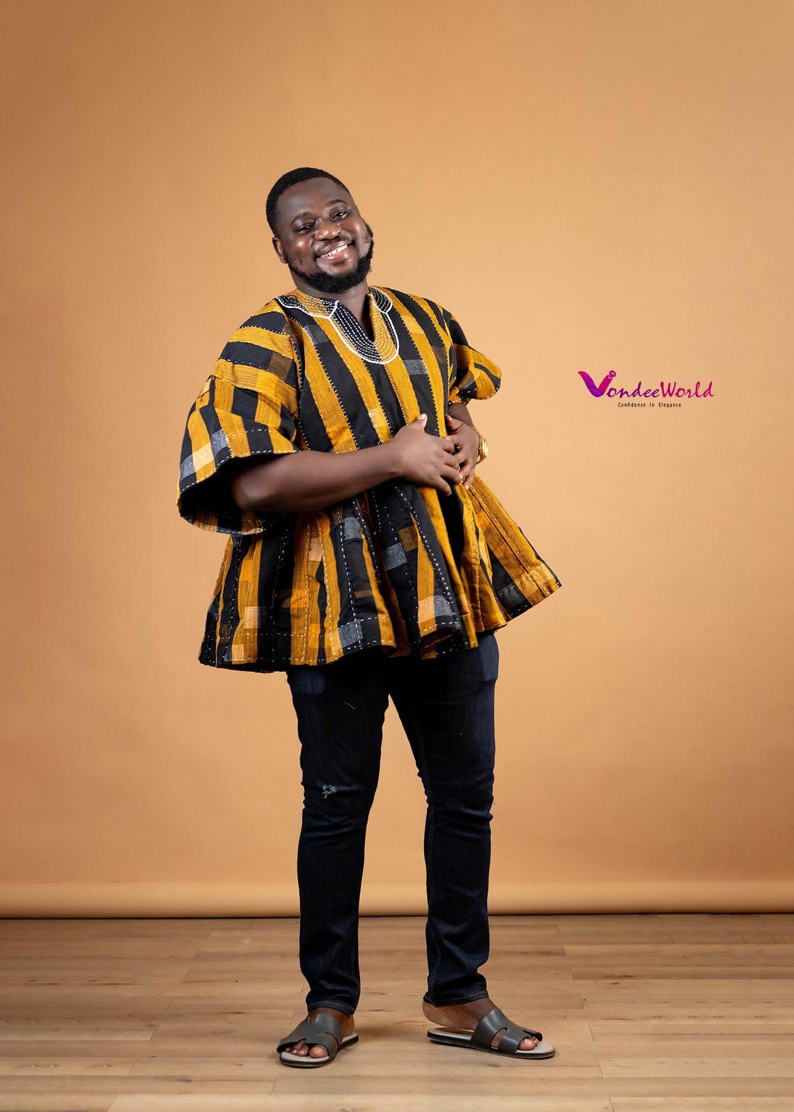 Yumzaa Northern Kente Batakari |african Men’s Fugu Batakari Jacket ...