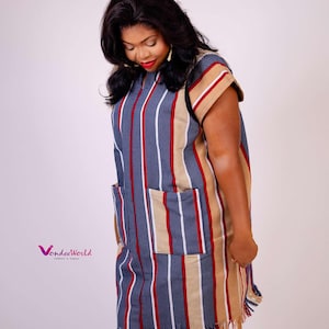Nihlah Bubu Smock Dress |african Smock Dress |ghana Smock |african ...