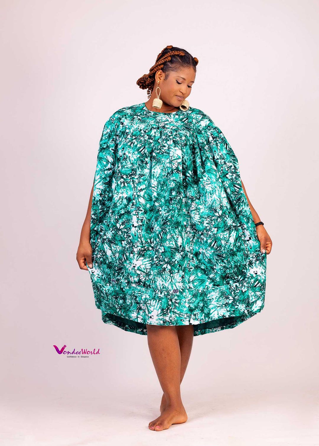 Ahotoɔ Bubu Dress| Ankara Bubu Dress| African Print Bubu Dress ...