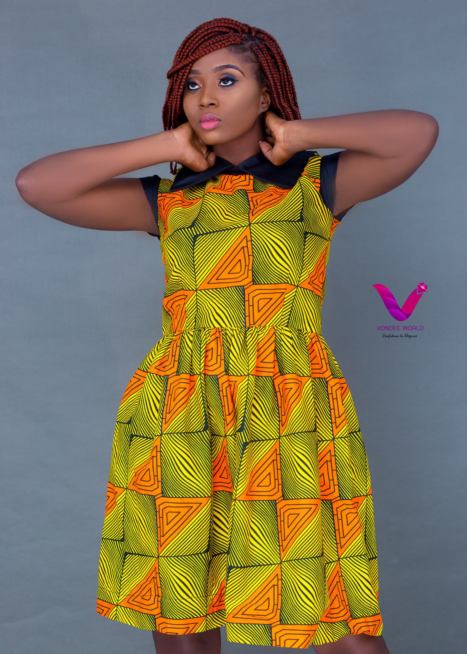 African Mini Dress Hitarget Dressankara Dress for - Etsy