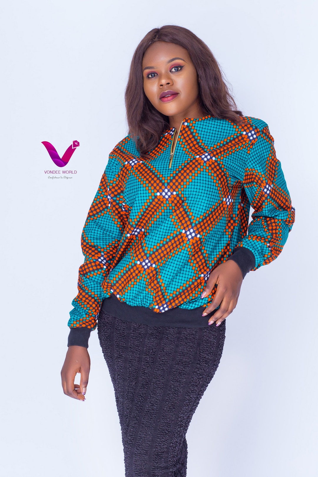 African Print Sweatshirt,ankara Sweatsuit, Ankara Clothing, Ankara Wax ...