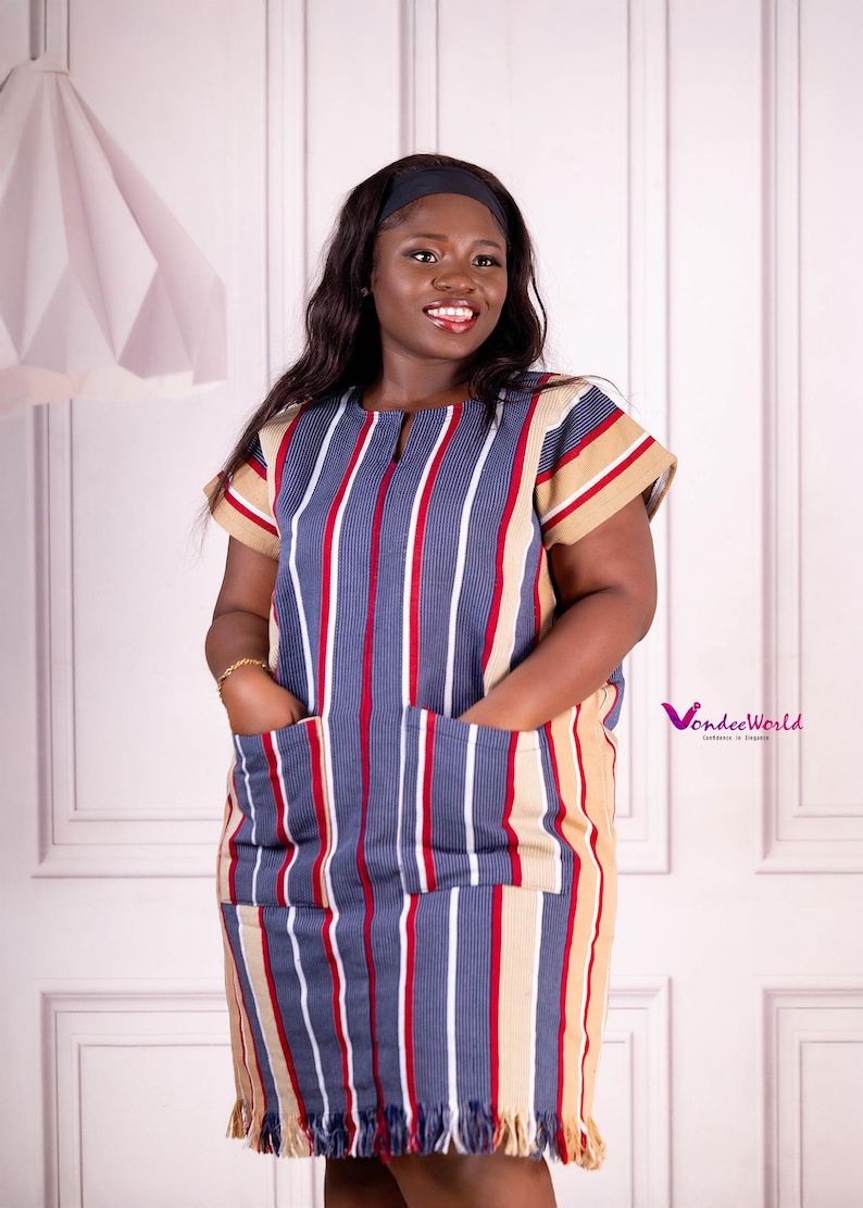 Nihlah Bubu Smock Dress |african Smock Dress |ghana Smock |african ...
