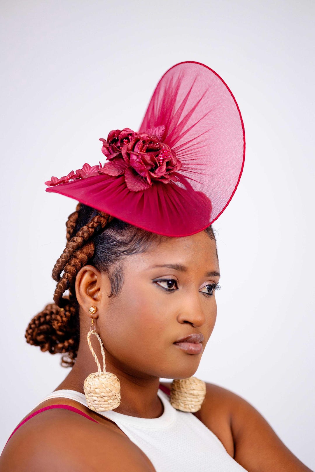 Eclipse Elegance Fascinator Handcrafted Headdress for Weddings and ...