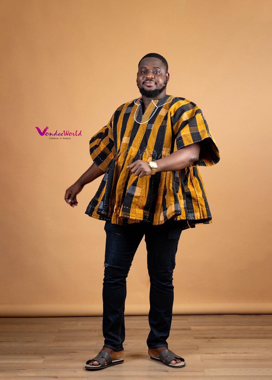 Yumzaa Northern Kente Batakari |african Men’s Fugu Batakari Jacket ...