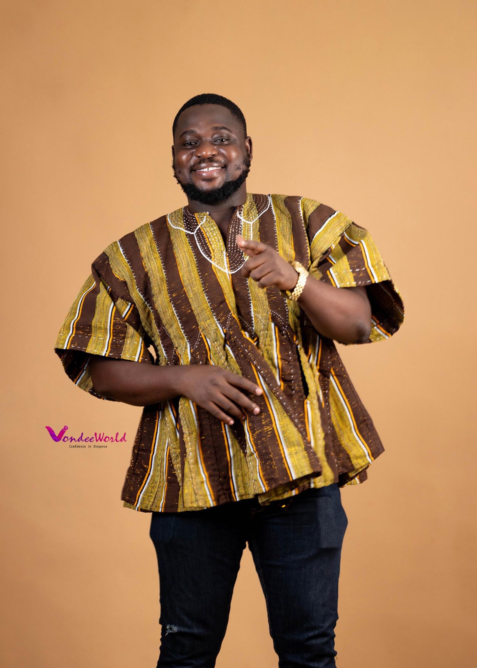 Daliri -northern Ghana Kente Smock | African Men’s Fugu Batakari Jacket ...