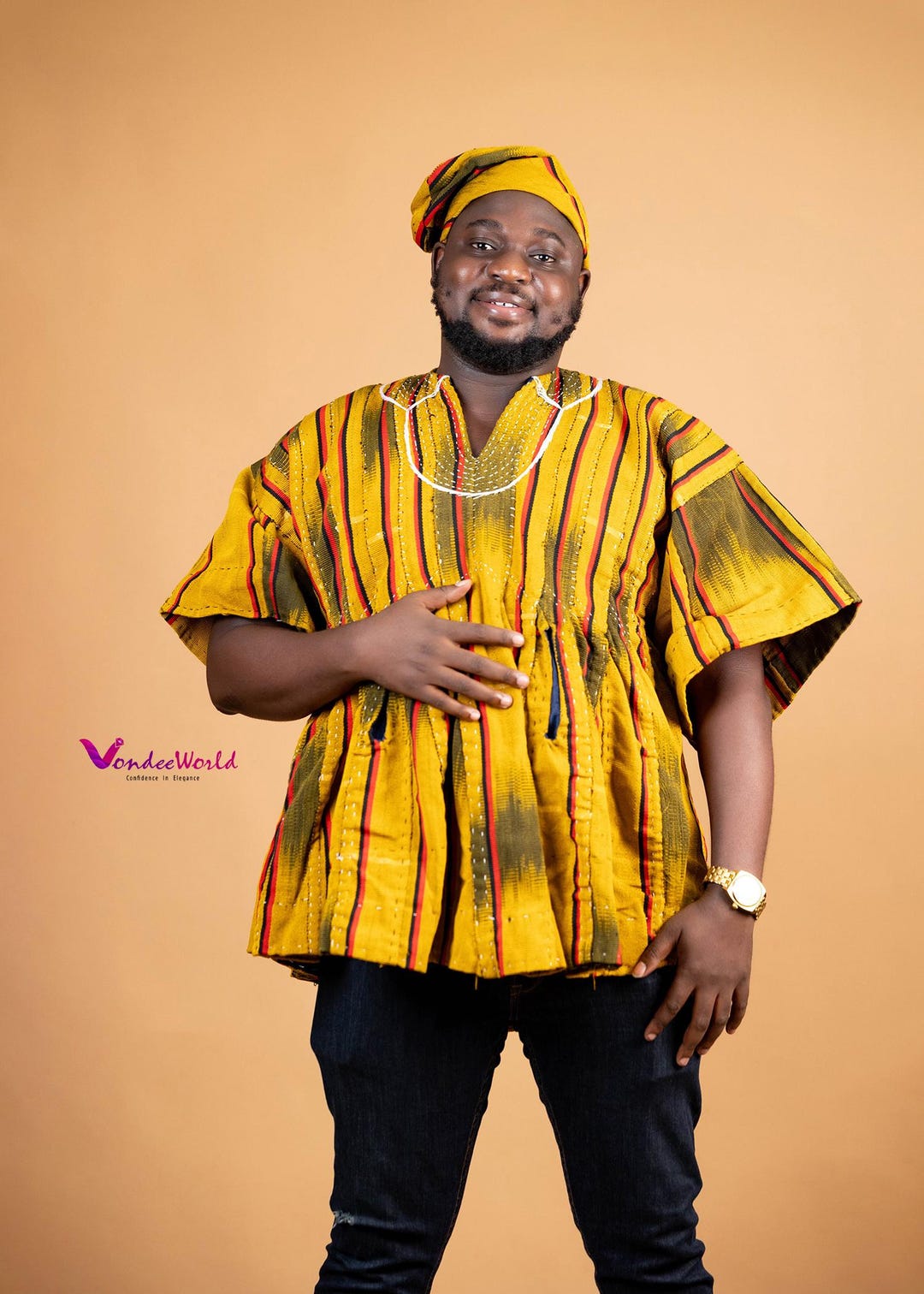 Anzansi- Prestige Tradition Batakari | African Men’s Fugu Batakari ...