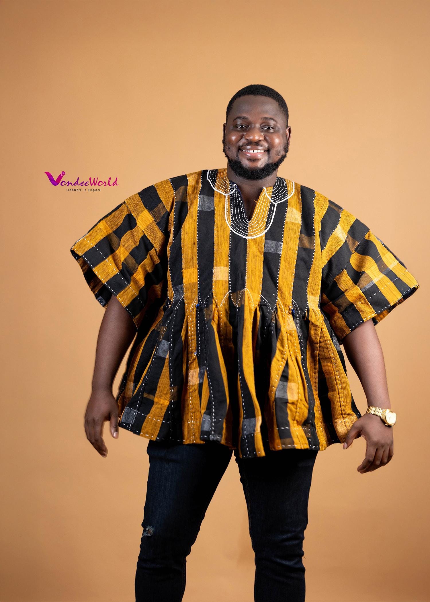Yumzaa Northern Kente Batakari |african Men’s Fugu Batakari Jacket ...