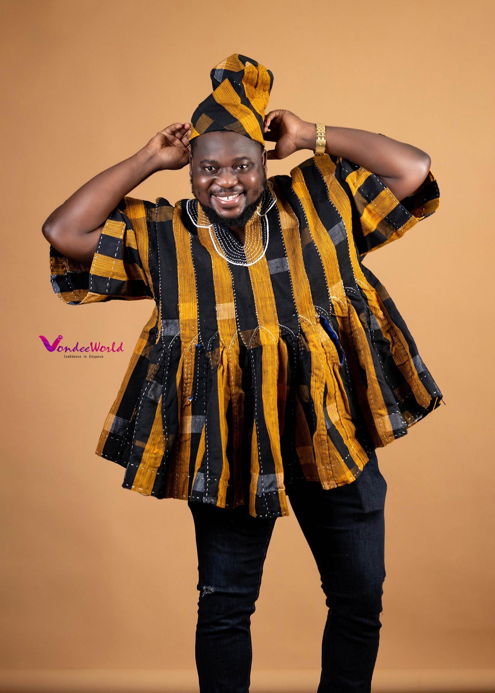 Yumzaa Northern Kente Batakari |african Men’s Fugu Batakari Jacket ...