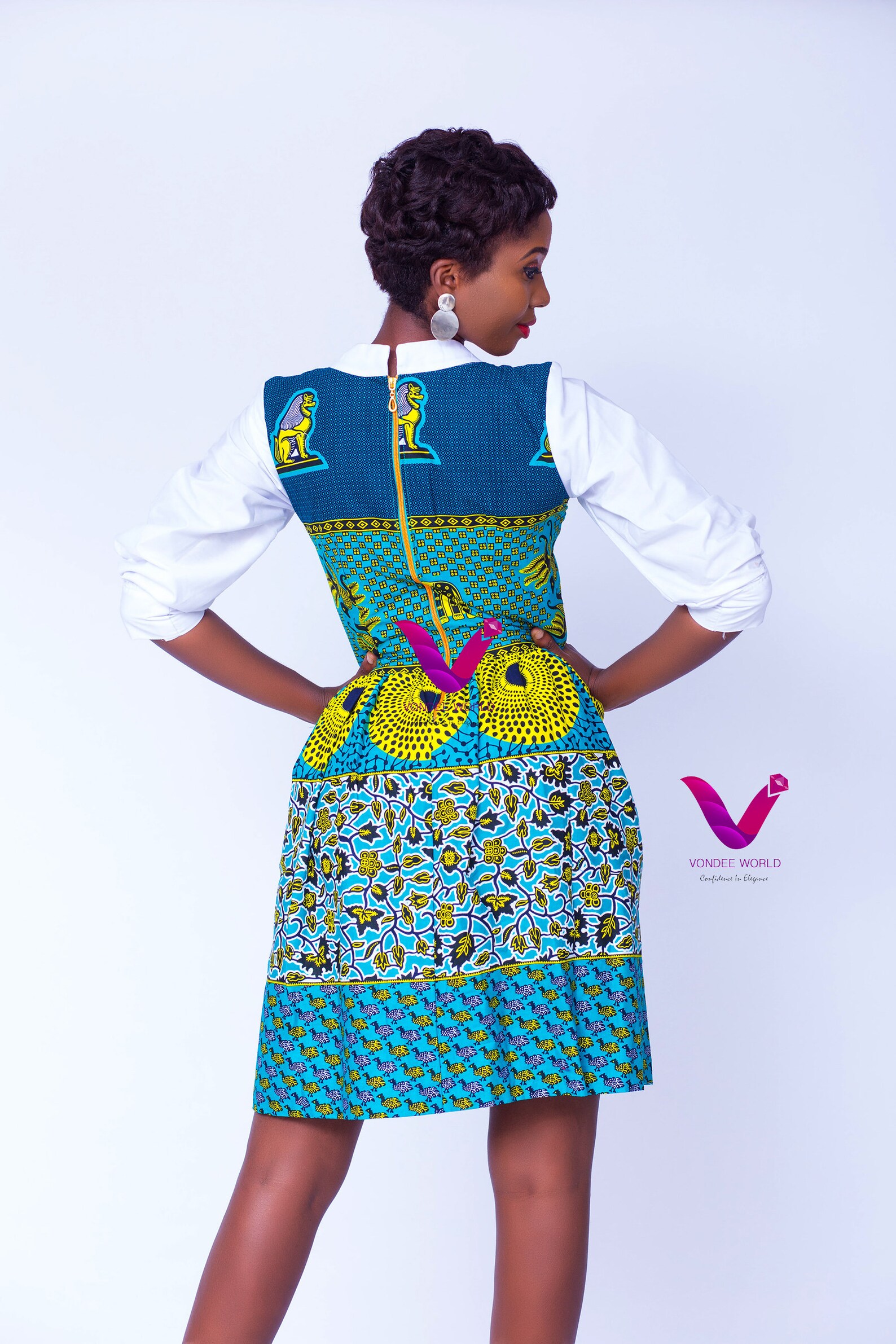 African Mini Dress, Hitarget Dress,ankara Dress for Women,african Dress ...
